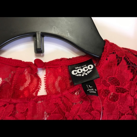 Disney | Dresses | Disney Large Coco Red Dress | Poshmark